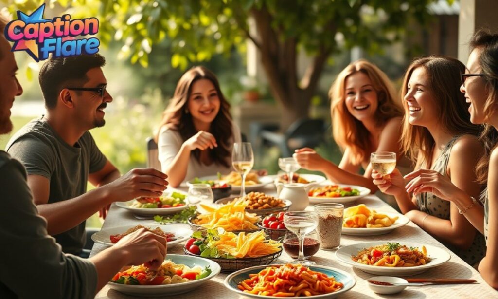 280+ Fun & Perfect Lunch Captions with Friends for Instagram 2025